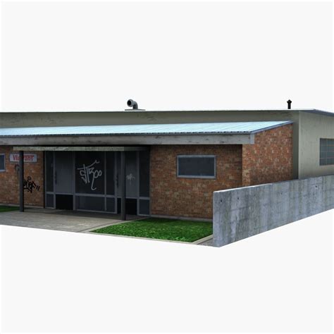 버스 차고 파괴 3d 모델 79 Obj Max Fbx Dae 3ds Free3d