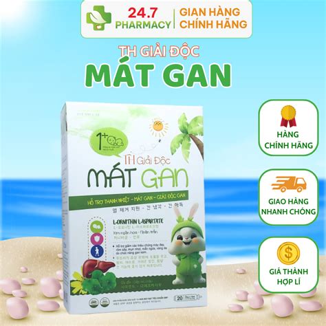 TH Giải Độc MÁT GAN hỗ trợ thanh nhiệt mát gan giải độc gan giảm các triệu chứng mày đay rôm