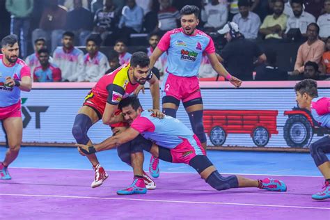 Sahul Kumar Scores 10 Tackle Points In Sf Ties With Surender Nada