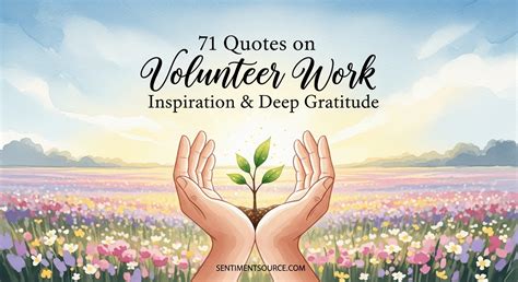 71 Quotes On Volunteer Work Inspiration And Deep Gratitude Sentimentsource