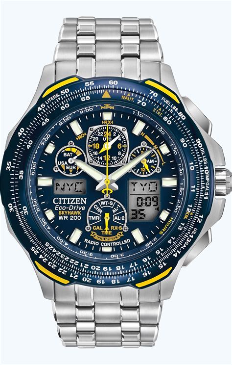 Citizen Citizen Eco Drive Blue Angels Skyhawk A T Jy0040 59l Atomic