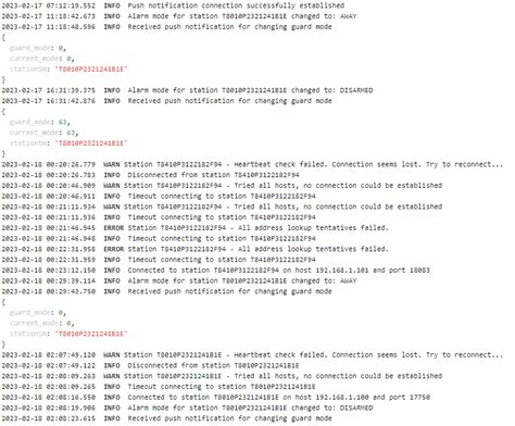 Bug Disconnection And Log Issue Bropat Eufy Security Ws GitHub