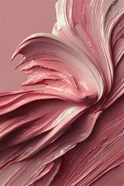 A Cosmetic Item Features A Dusty Rose Cream Smear On A Smooth Surface
