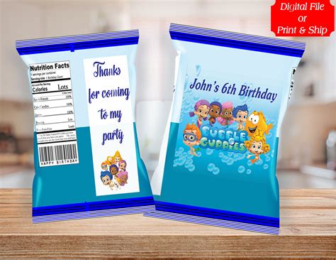 Bubble Guppies Candy Bags