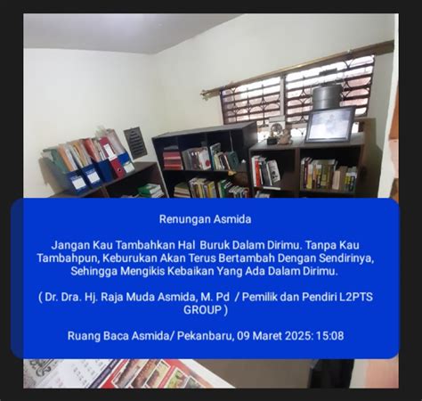 Renungan Asmida Renungan Asmida Dr Dra Hj Raja Muda Asmida M Pd