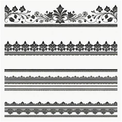 A Set Of Different Designs Including A Design Including A Design Is Shown Premium AI Generated