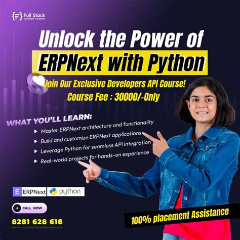 Fullstackdeveloper Erpnext Pythondevelopment Apidevelopment Full