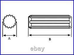 Weasler Pto Splined Shaft 1 1116 20 Spline 3ft Full Length Business