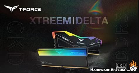 teamgroup unveils t force xtreem ckd argb ddr5 and delta ckd rgb ddr5 memory modules hardware asylum