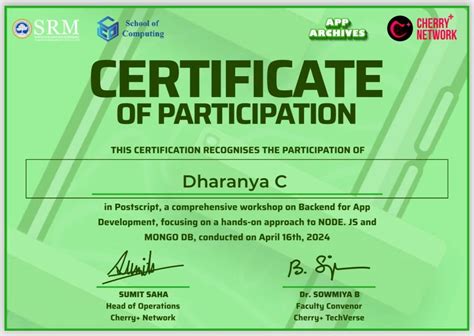 Dharanya C On Linkedin Nodejs Backenddevelopment Professionalgrowth Techworkshop Apparchives