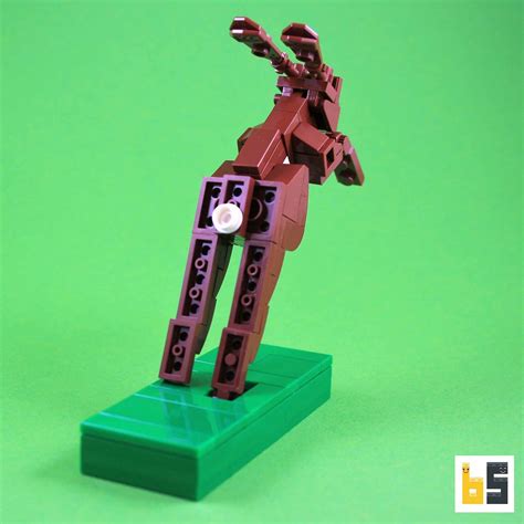 White Tailed Jackrabbit Kit From Lego® Bricks The Brickworms