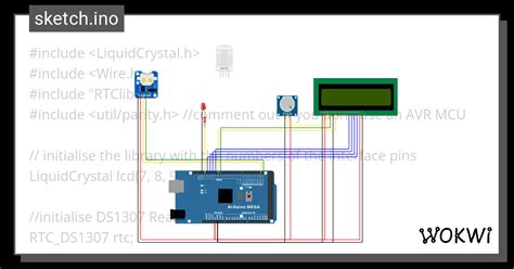Funkuhr Ino Wokwi ESP32 STM32 Arduino Simulator
