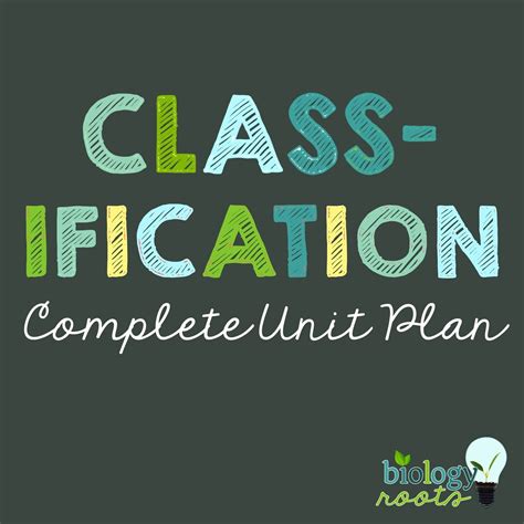 Classification Unit Bundle Store Biology Roots