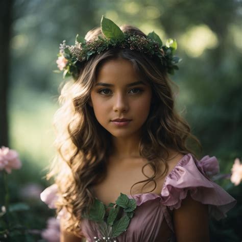A Girl In A Fairy Costume Generative Ai Premium Ai Generated Image