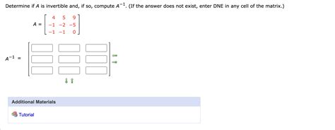 Solved Determine If A Is Invertible And If So Compute Chegg