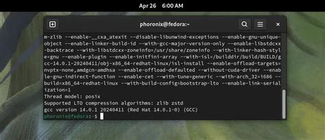 gcc 14 1 rc compiler available for testing with amd znver5 target and new