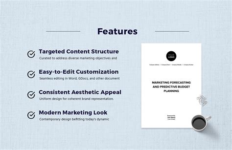 Marketing Forecasting And Predictive Budget Planning Template In Word