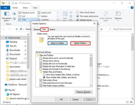 Factory Reset File Explorer With Targeted Methods