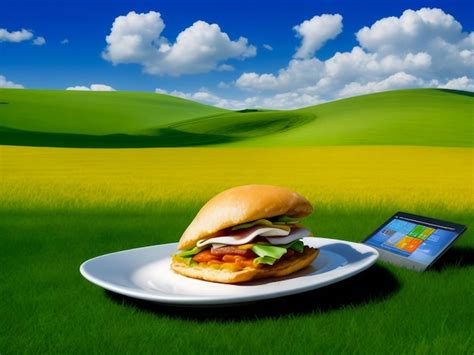 Windows Xp Operating System Premium AI Generated Image