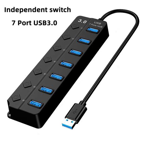 ON Splitter USB Tujuh Port 3 0 Pembagi USB Komputer COD Lazada Indonesia