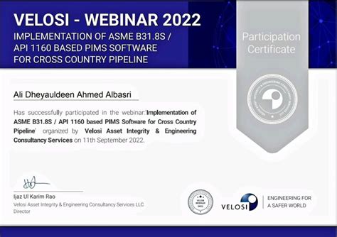 Ali Dheyauldeen Ahmed Albasri On Linkedin Pipelineintegrity