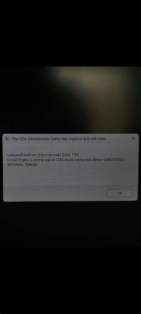 My Game Keeps Crashing R Ghostrunner