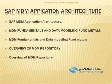 PPT SAP MDM Overview PowerPoint Presentation Free Download ID 7245300