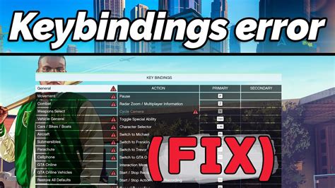 Gta V Key Bindings Conflict Fix Jujabuyer