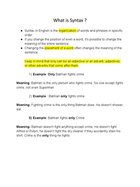 Diction And Syntax Pdf