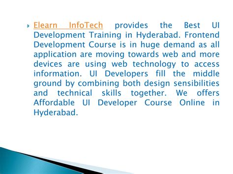 PPT UI Development Training In Hyderabad PowerPoint Presentation Free Download ID 12184554