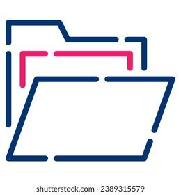 Folder Icon Illustration Uiux Web App Stock Vector Royalty Free Shutterstock
