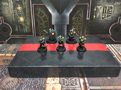 5x Palanite Enforcers Subjugators Painting Commission Necromunda Dark