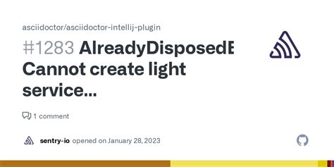 Alreadydisposedexception Cannot Create Light Service Tellijide