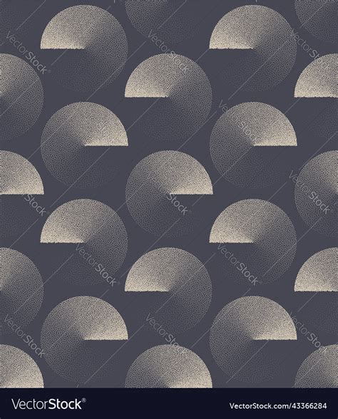 Circle Clockwise Gradient 60s 70s Seamless Vector Image