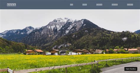 Responsive Navbar Codesandbox