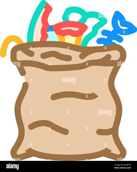 Source Separation Color Icon Vector Source Separation Sign Isolated