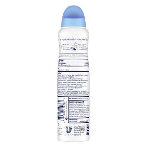 Dove Teens Dry Spray Antiperspirant Deodorant Blue Raspberry Dove