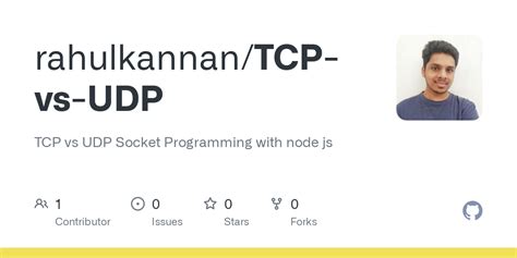 GitHub Rahulkannan TCP Vs UDP TCP Vs UDP Socket Programming With Node Js