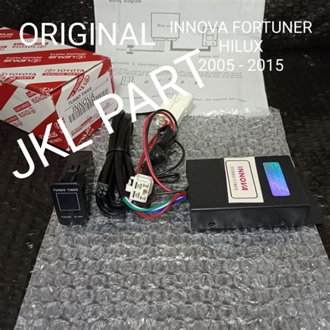 Turbo Timer Innova Fortuner Hilux 2005 2006 2007 2008 2009 2010 2011