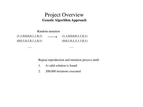 Ppt Applying Genetic Algorithm To The Knapsack Problem Powerpoint Presentation Id