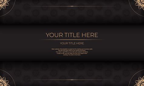 고급스러운 장식이 있는 프린트 레디 초대 디자인 그리스 장식과 텍스트에 대한 장소와 검은 배너 템플릿 프레임에 대한 스톡 벡터 아트 및 기타 이미지 Istock