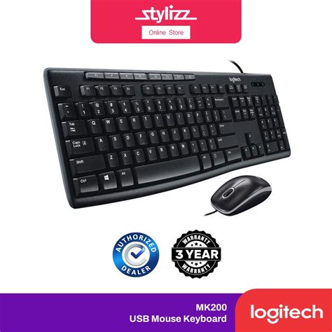 Logitech Media Combo Mk200 Keyboard And Mouse 920 002693 Shopee Philippines