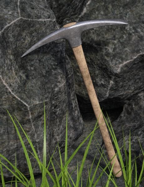 Pickaxe Prop DAZ Studio ShareCG