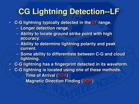 PPT Total Lightning Detection PowerPoint Presentation Free Download ID