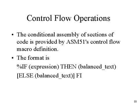 The 8051 Microcontroller Chapter 7 Assembly Language Programming