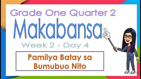 Matatag Makabansa Grade 1 Week 2 Day 4 Quarter 2 Youtube