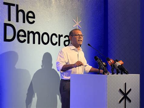 Govt Which Im In Will Not Steal From The People Nasheed The Times