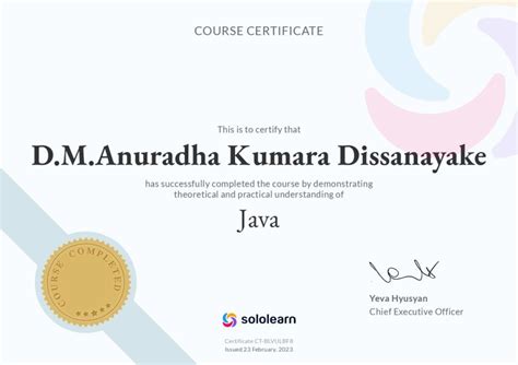 Anuradha K Dissanayake On Linkedin Java Sololearn