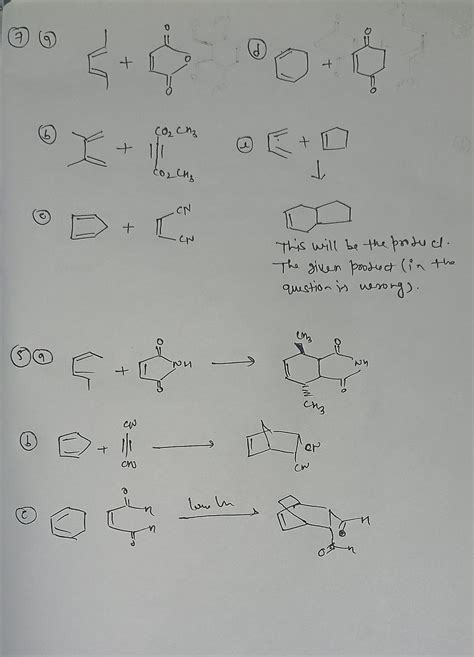 Solved Draw The Molecule Or Molecules That Will Make The Products Course Hero