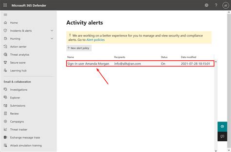 Get Office 365 Activity Alerts When User Signs In ALI TAJRAN